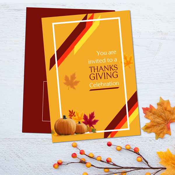 Festive Thanksgiving Invitations & Cards from GotPrint.com